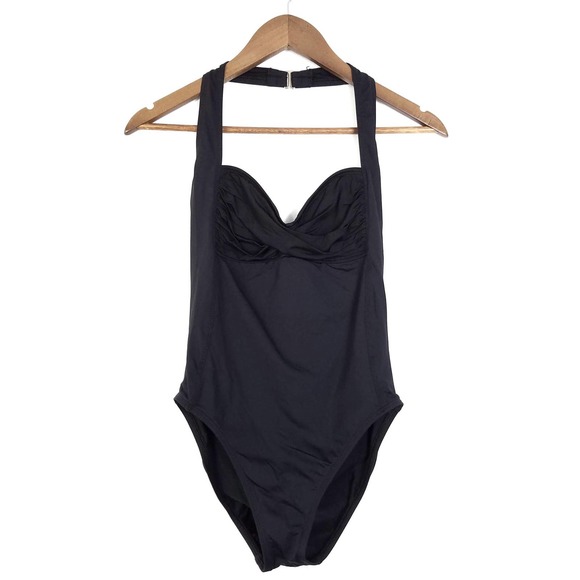 La Blanca Swim La Blanca By Rod Beattie Black Sweetheart Halter